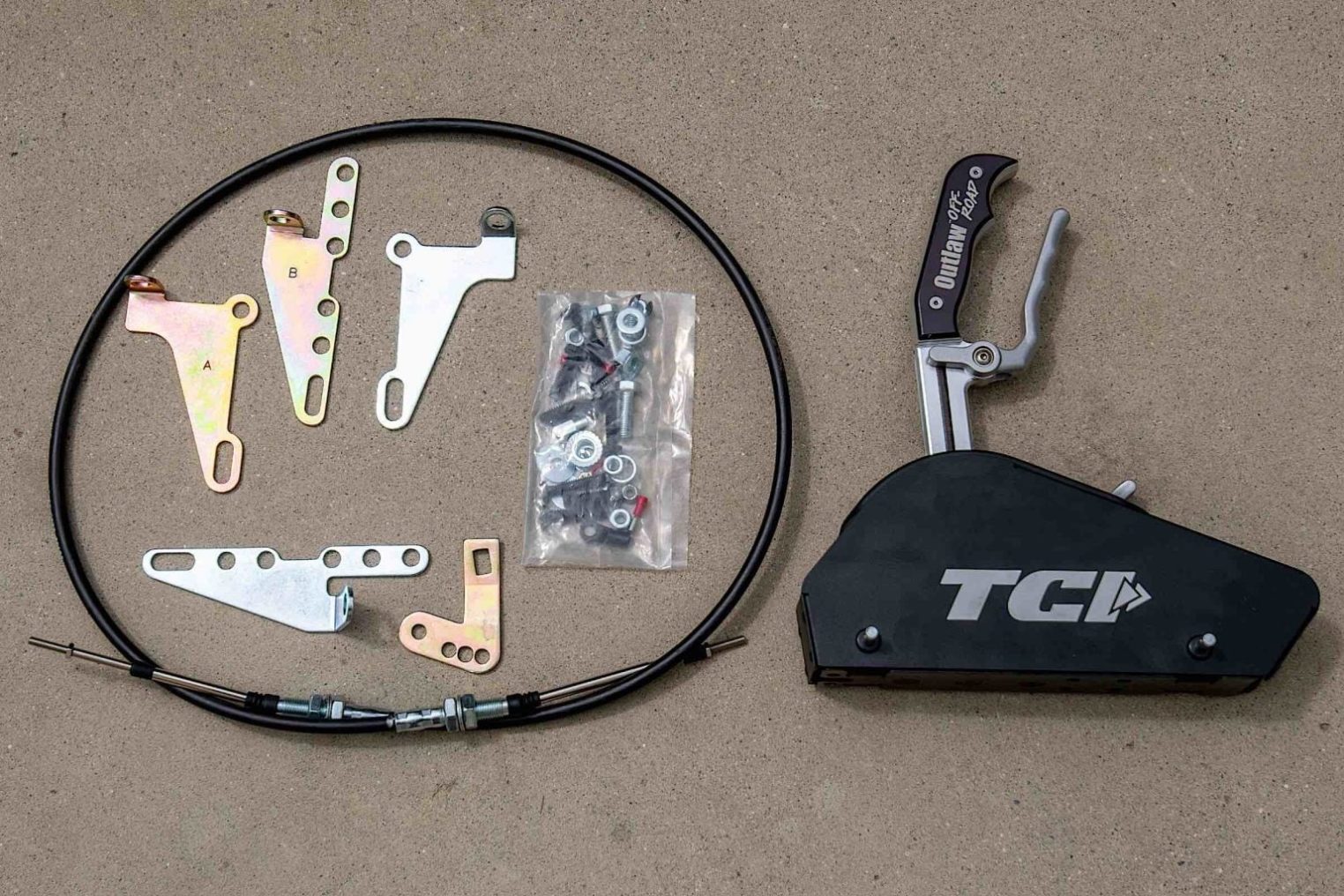TCI Outlaw Shifter Rocks In More Than One Way | Off-Road Expo