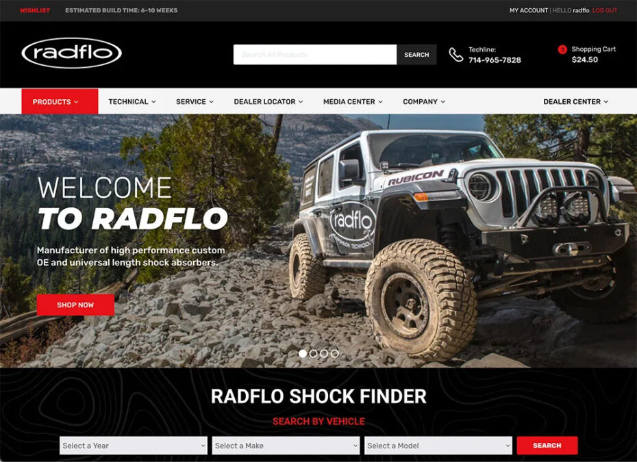 Radflo Launches All-New Interactive Website | Off-Road Expo